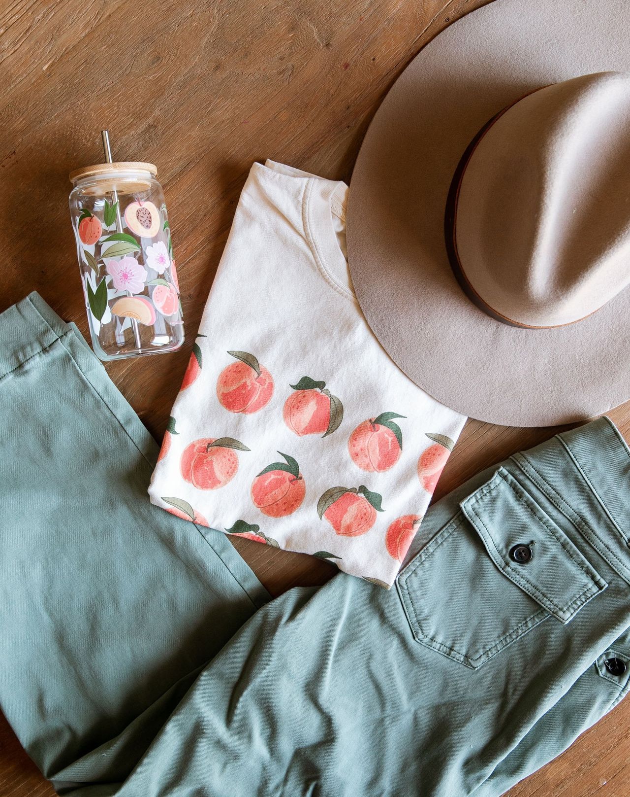 Peach Blossom Tee - Paper Farm Press