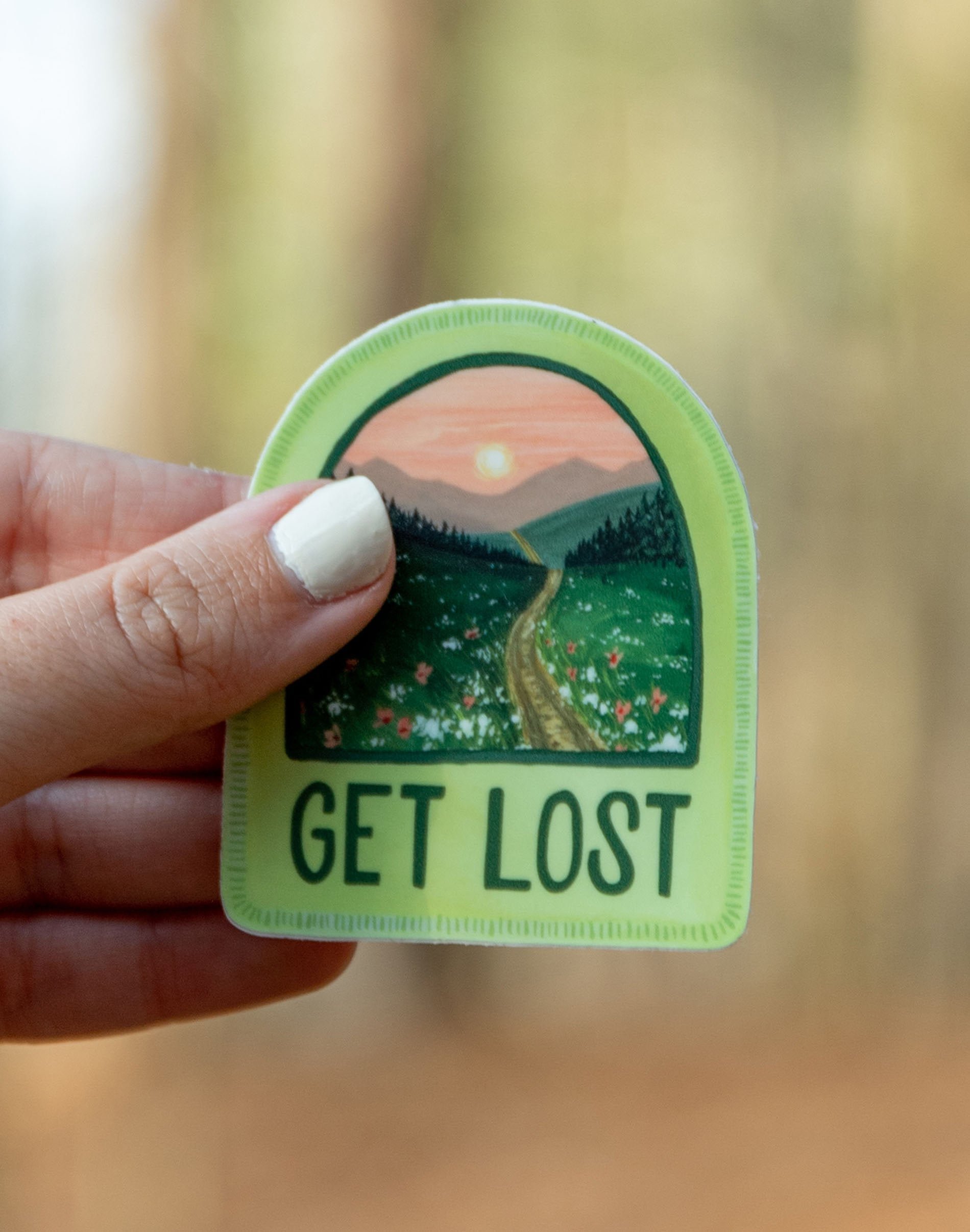 Get Lost Decal Sticker - 1canoe2