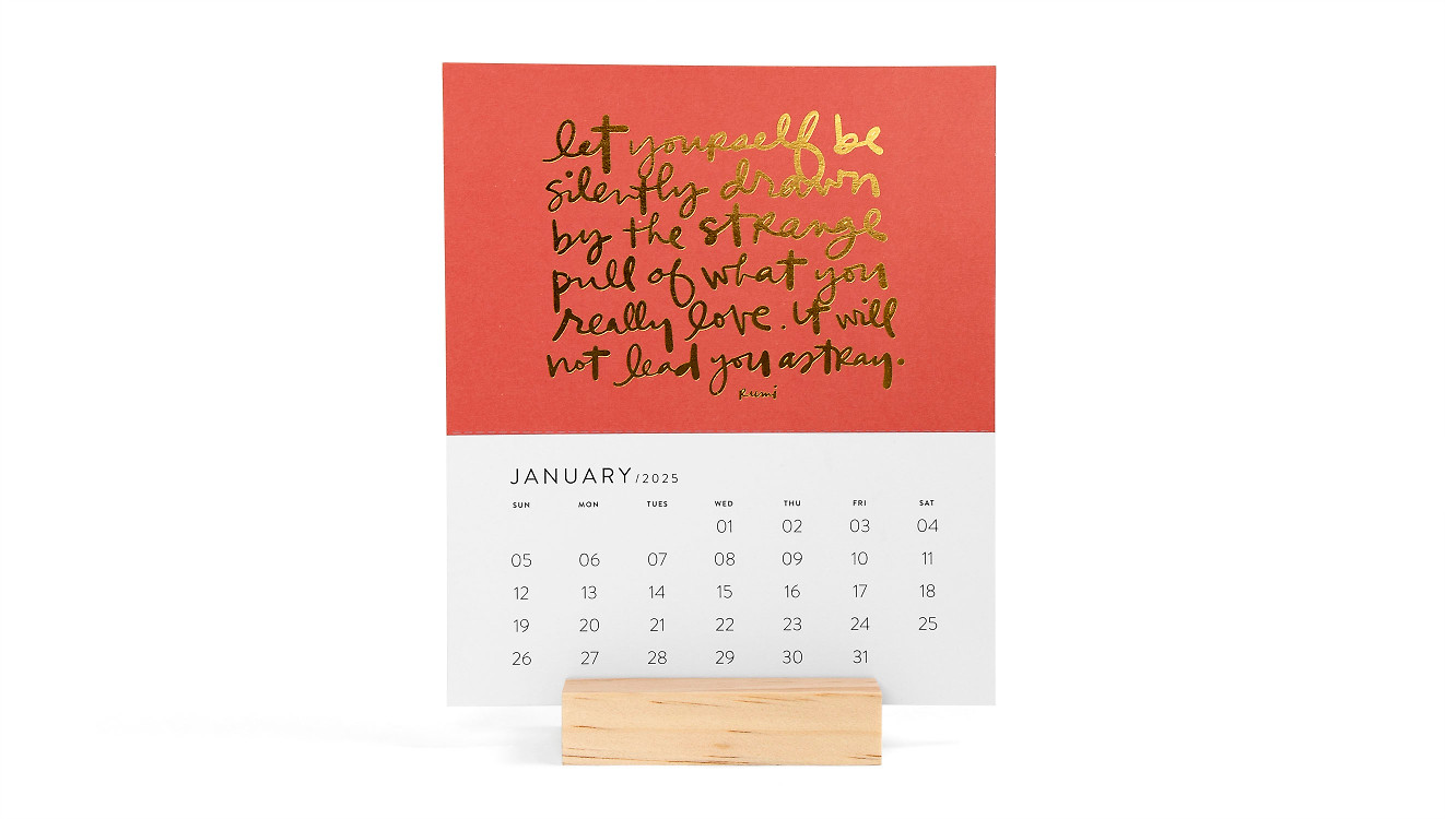 Ali Edwards Design Inc. | 2025 Desk Calendar