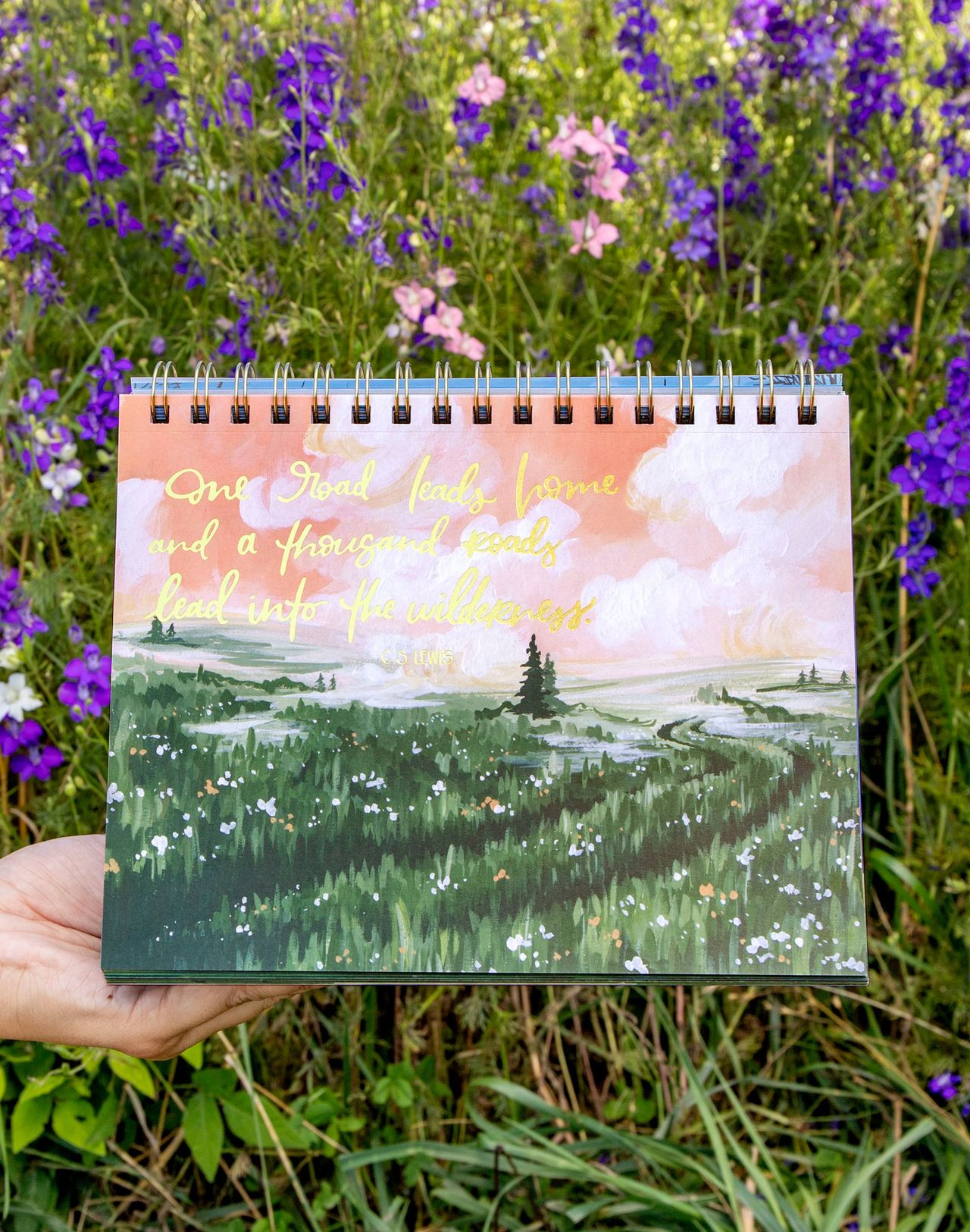 Land & Sky Desk Flip Calendar - 1canoe2