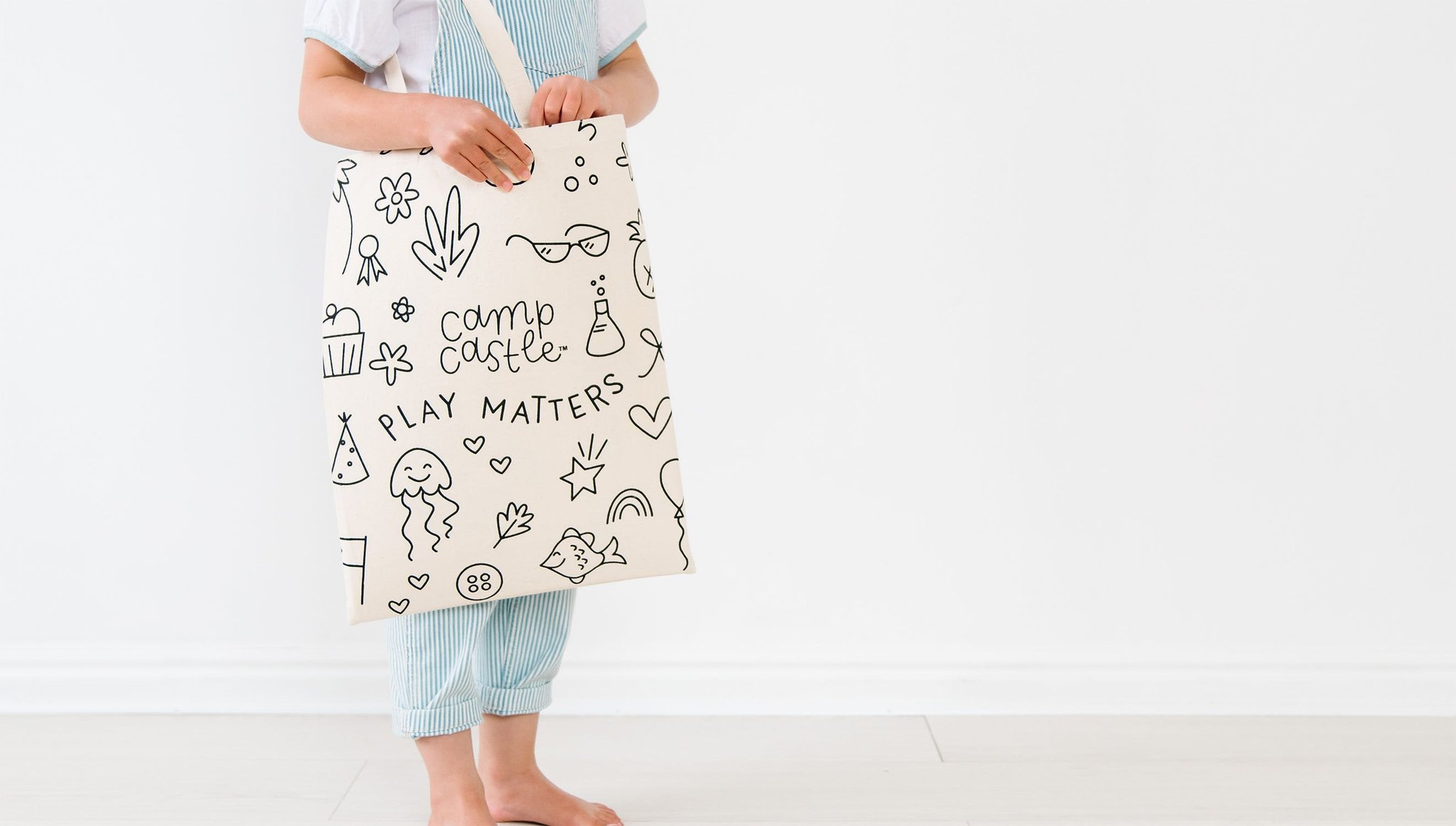 Mini Play Mat Tote - Camp Castle