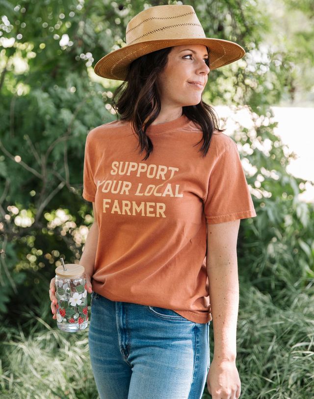 Support Your Local Farmer Tee - Paper Farm Press