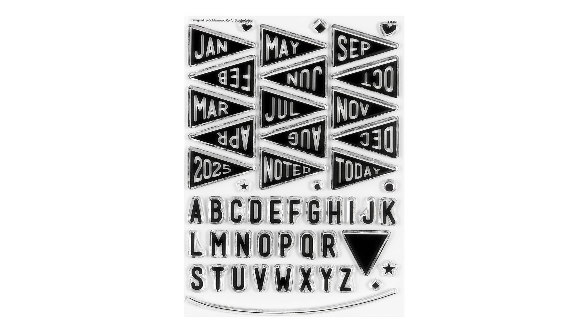 Stamp Set : 6×8 Banner Year - Studio Calico