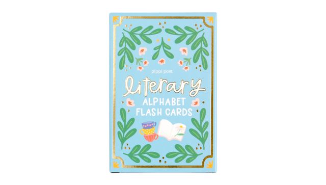 Literary Favorites Educational Alphabet Flash Cards - Pippi Post