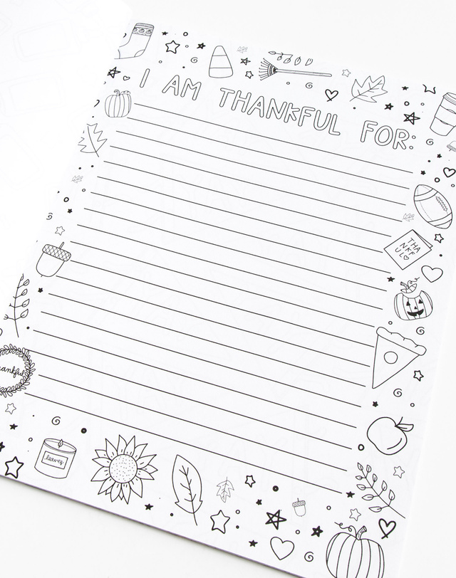 Fall & Holiday Coloring Book - Callie Danielle Shop