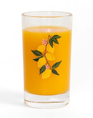 Blueberry Field Tall Juice Glass - Paper Farm Press