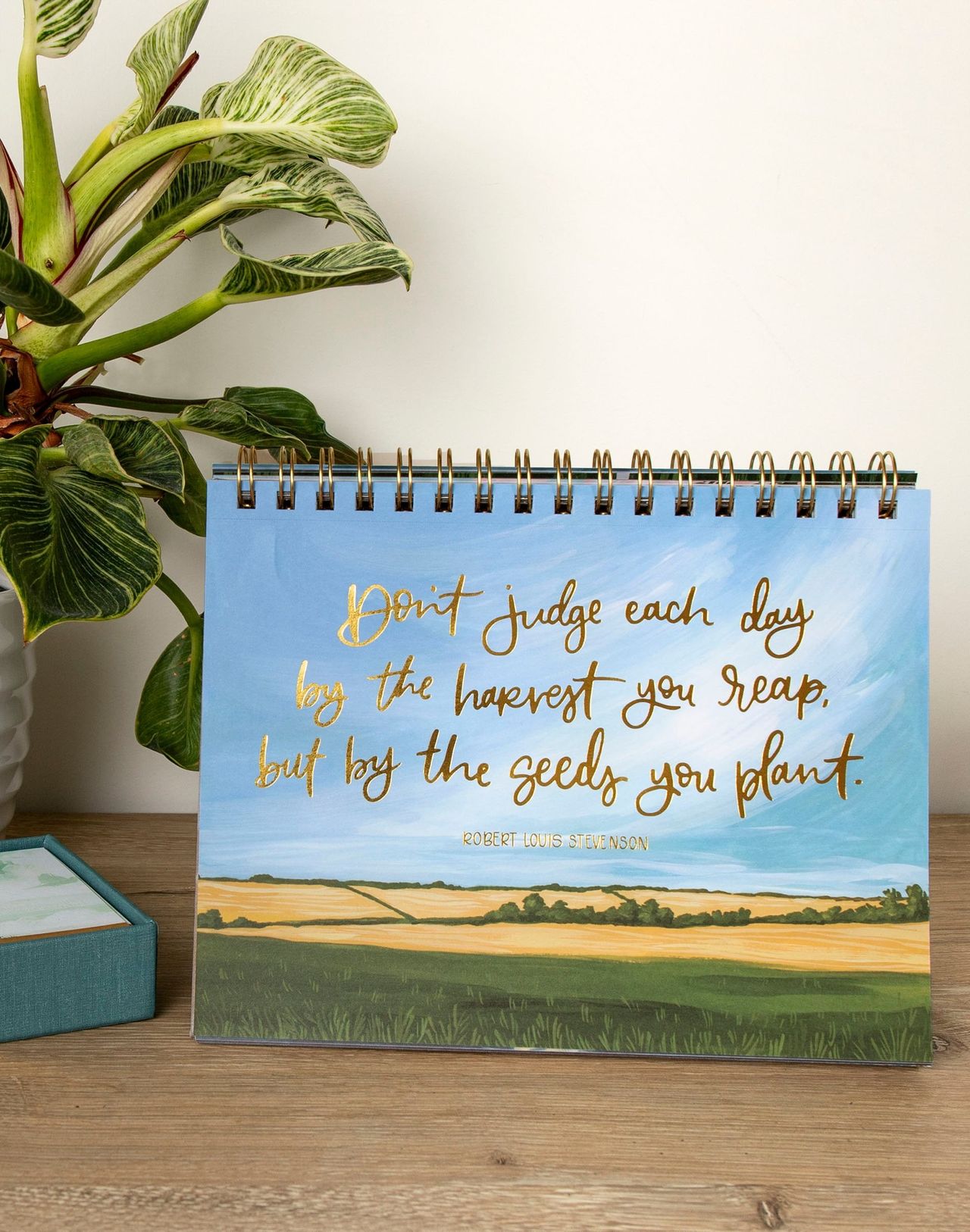 Land & Sky Desk Flip Calendar - 1canoe2