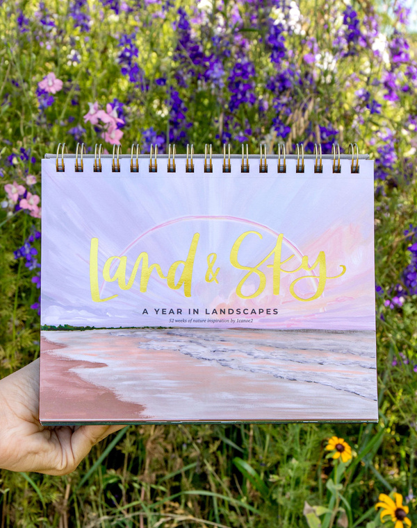 Land & Sky Desk Flip Calendar - 1canoe2