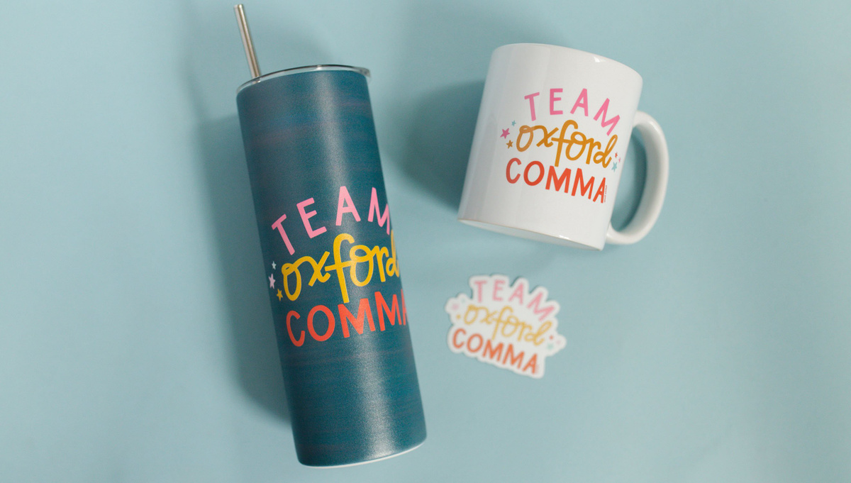 Team Oxford Comma Tumbler - Pippi Post