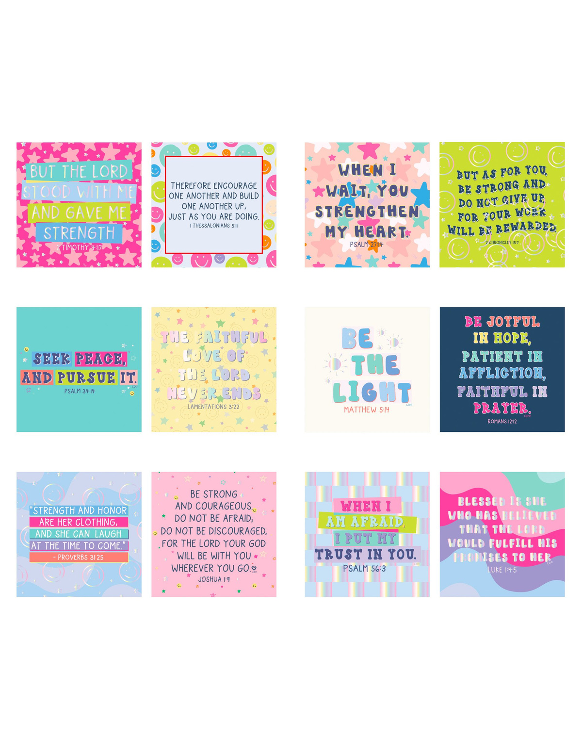 Bible Verse Card Set - Callie Danielle Shop