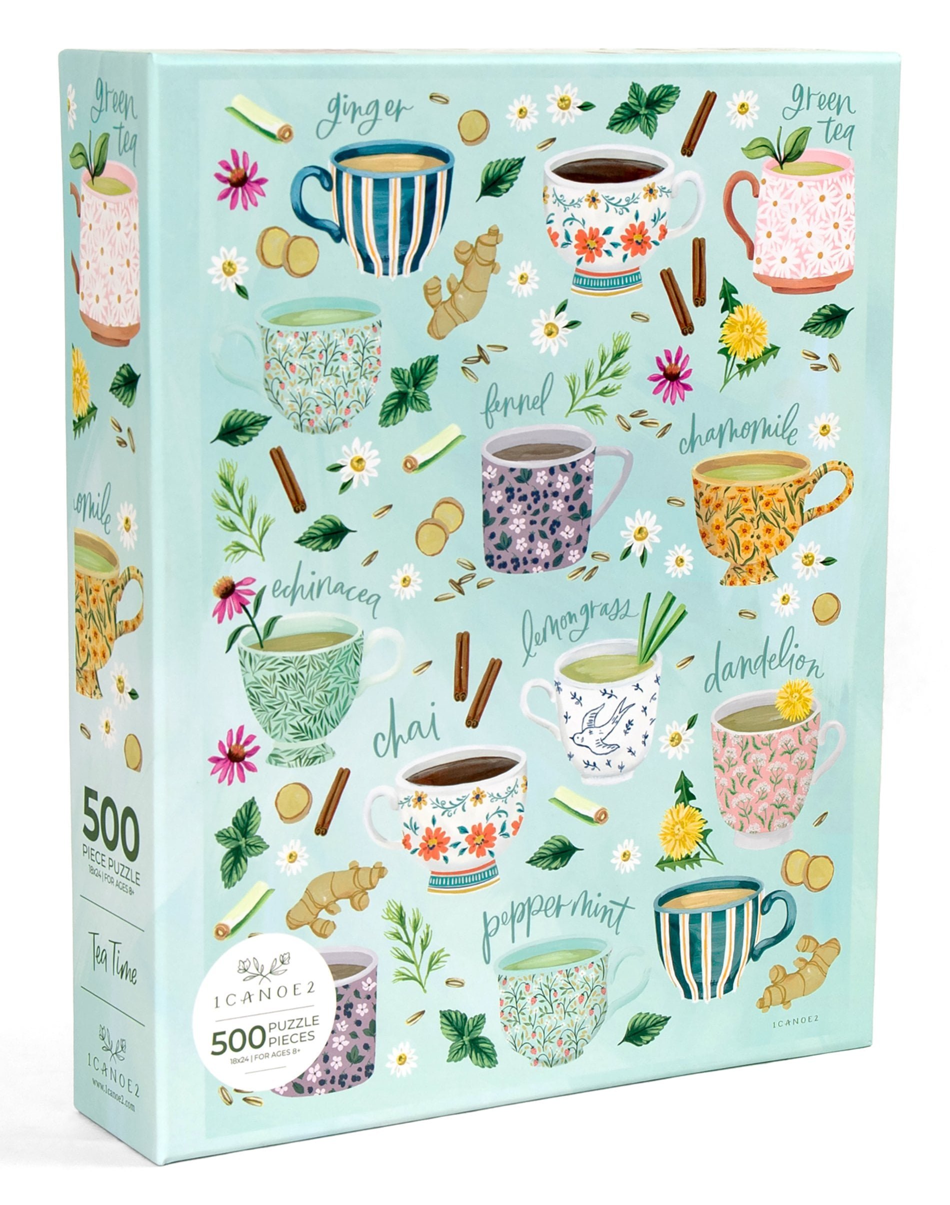 Tea Time - 500 Piece Jigsaw Puzzle - 1canoe2