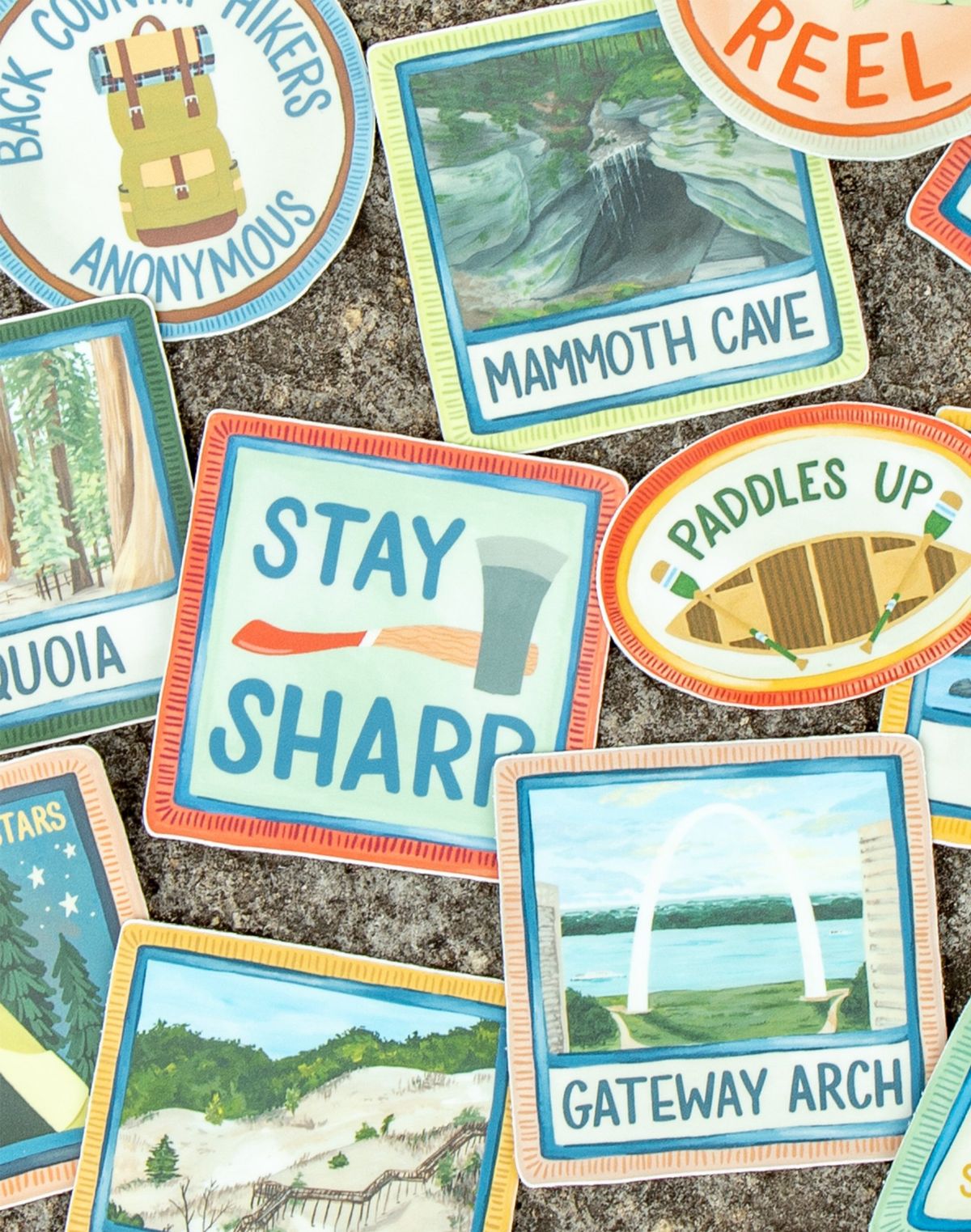 Paddles Up Decal Sticker - 1canoe2