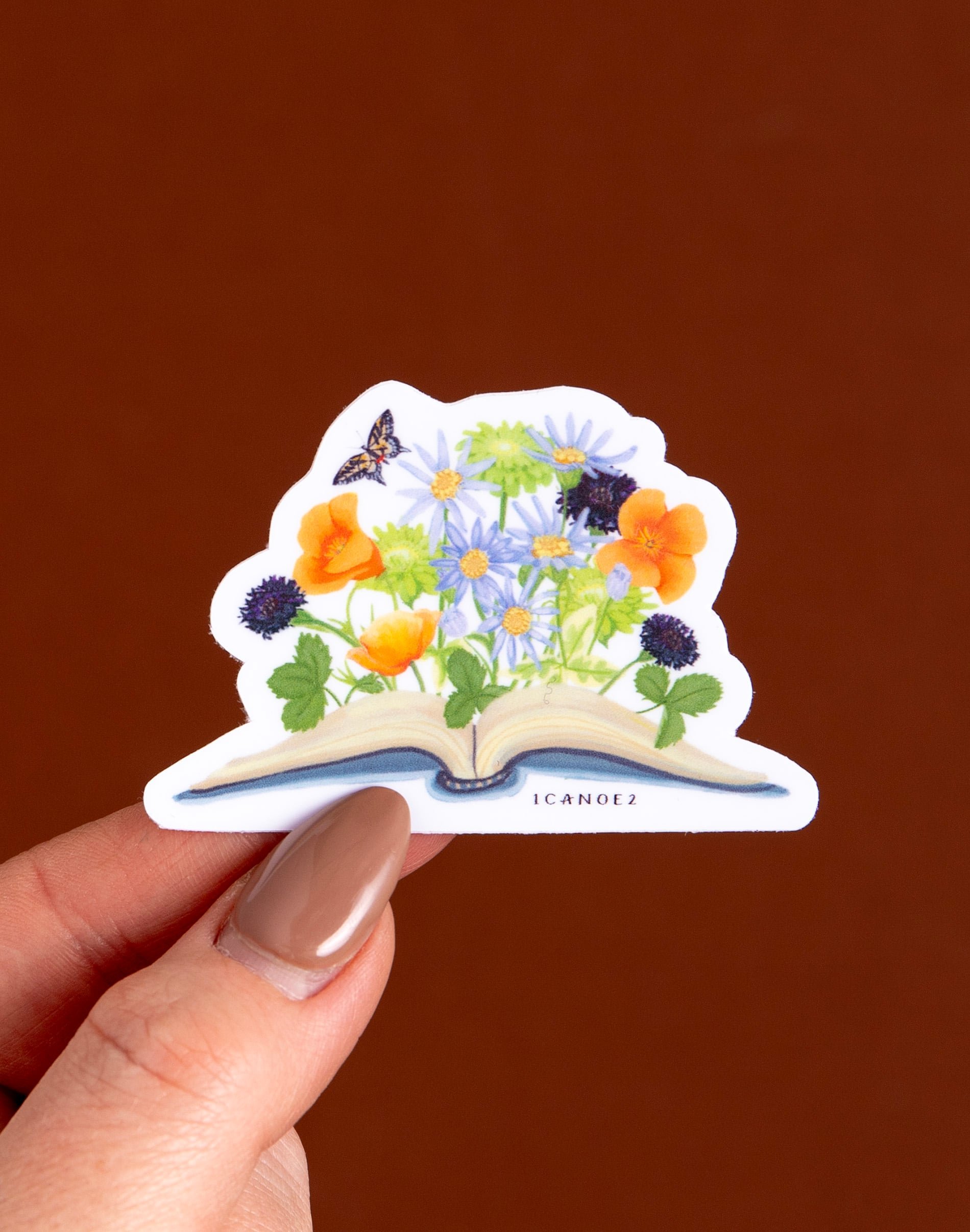 Garden Reading Decal Sticker - 1canoe2