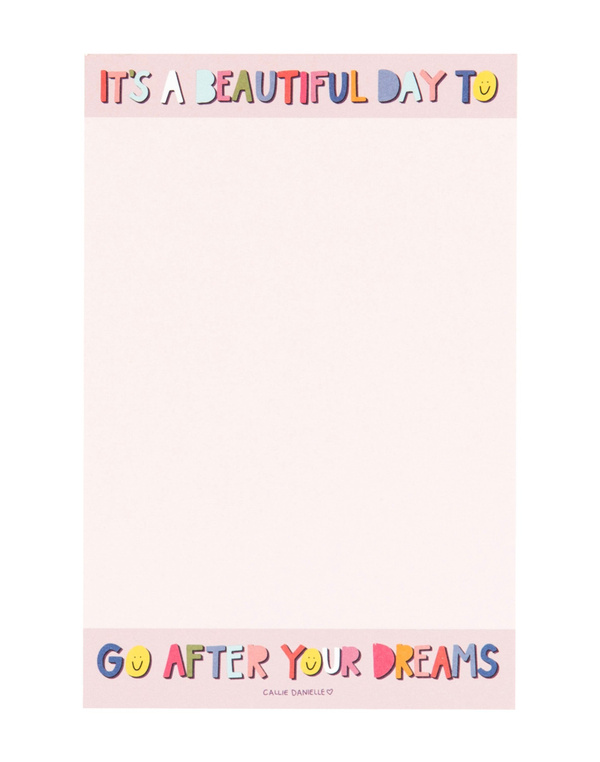 Beautiful Day Notepad - Callie Danielle Shop
