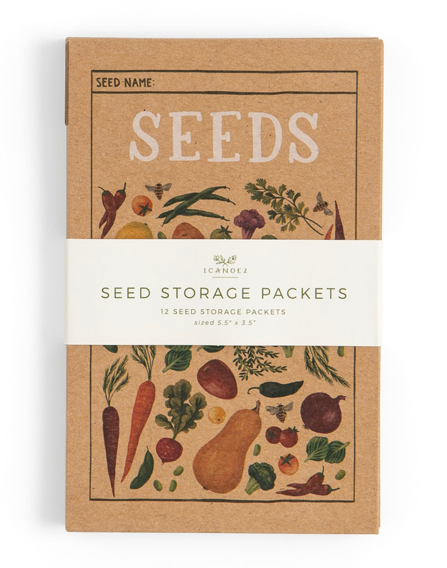 Vegetable Seed Storage Packets - 1canoe2