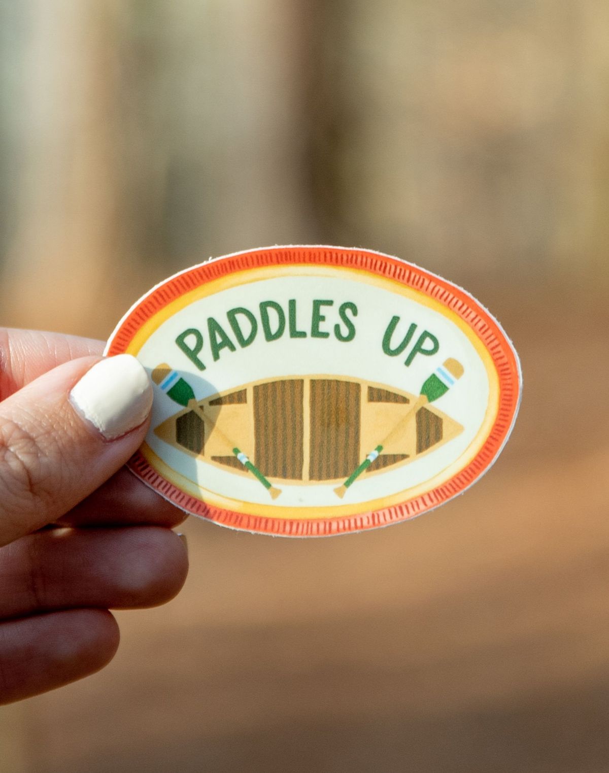 Paddles Up Decal Sticker - 1canoe2