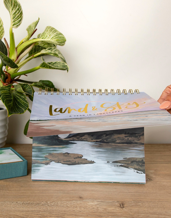 Land & Sky Desk Flip Calendar - 1canoe2