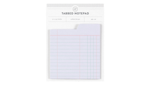 Tabbed Notepad - Purple Ledger - Studio Calico