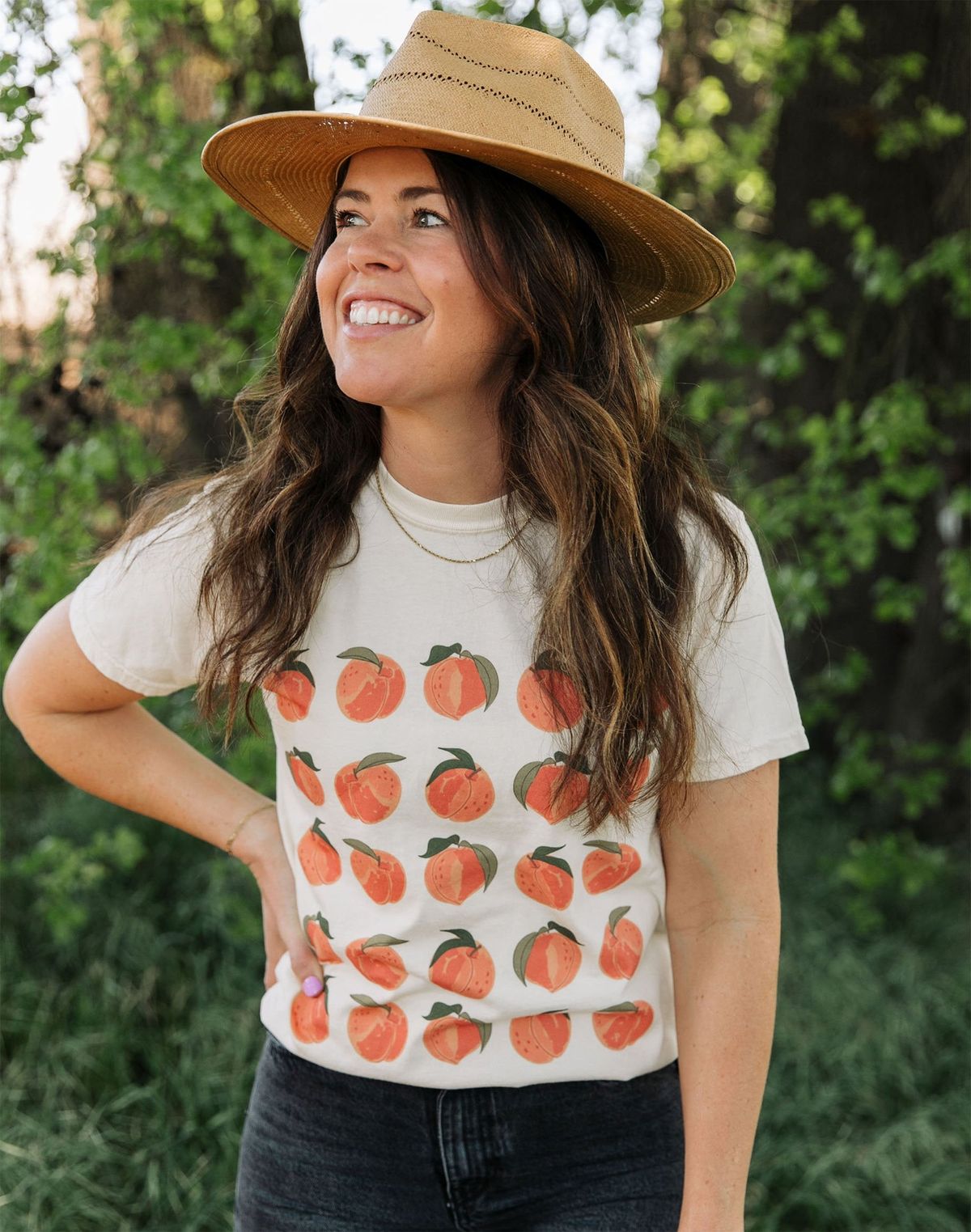 Peach Blossom Tee - Paper Farm Press