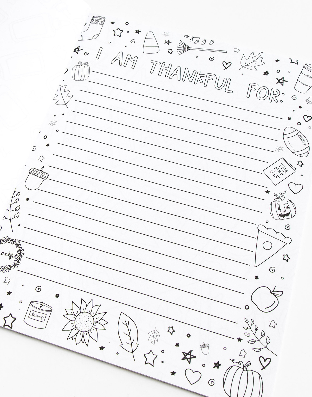Fall & Holiday Coloring Book - Callie Danielle Shop