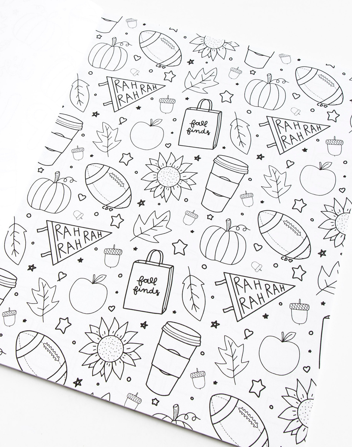 Fall & Holiday Coloring Book - Callie Danielle Shop