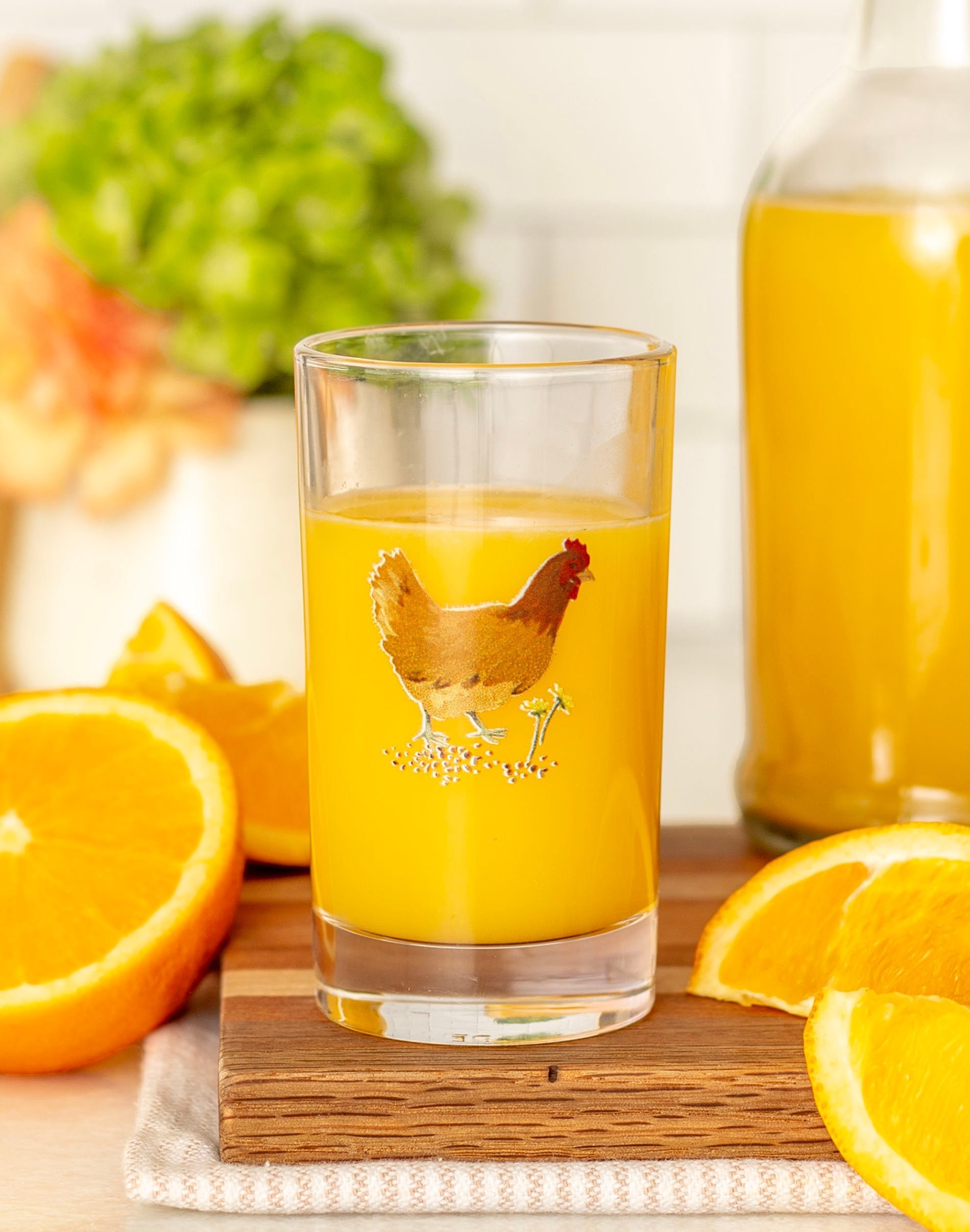 Brown Chicken Mini Juice Glass - 1canoe2