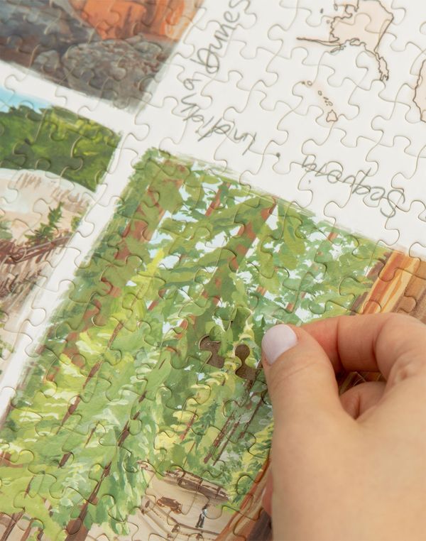 National Parks - 1,000 Piece Jigsaw Puzzle - 1canoe2