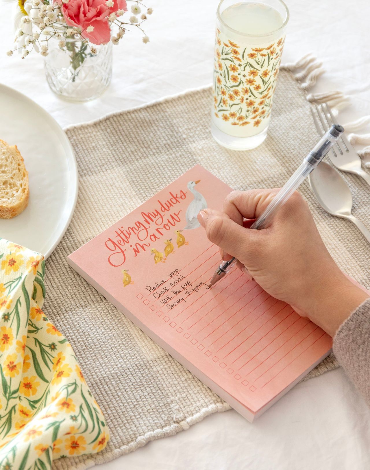 Getting My Ducks In A Row Notepad - 1canoe2