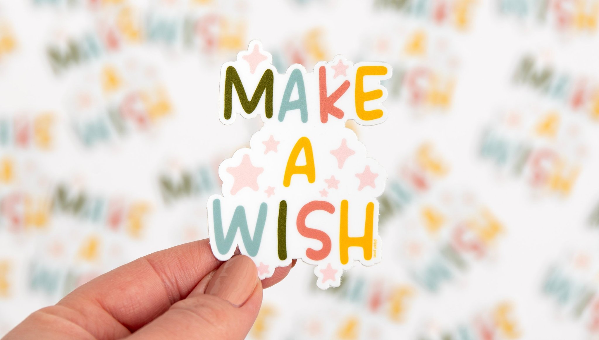 Make a Wish Decal Sticker - Pippi Post