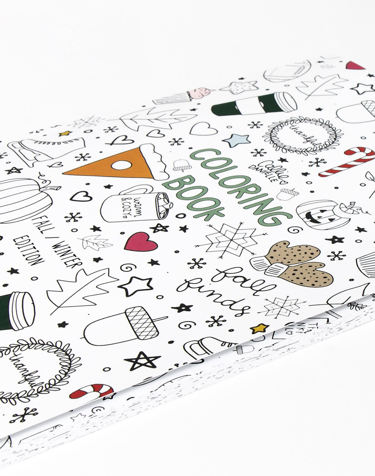 Fall & Holiday Coloring Book - Callie Danielle Shop