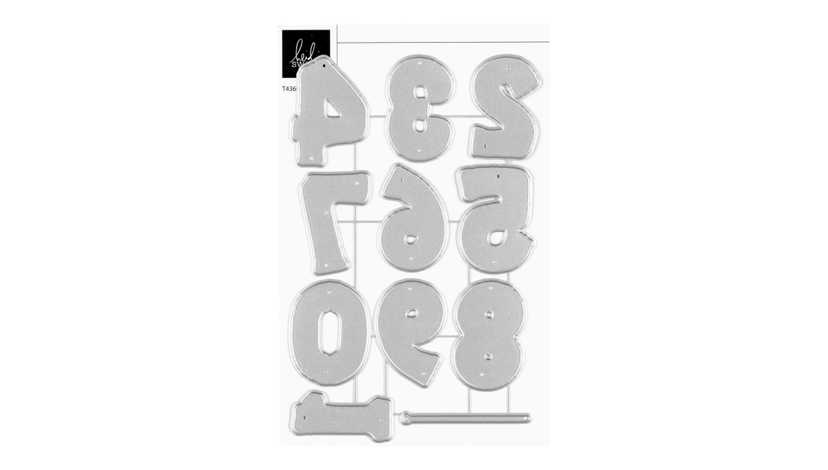 Metal Die Set - Balloon Numbers - Heidi Swapp Shop