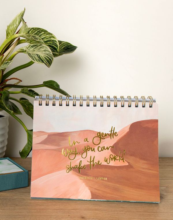 Land & Sky Desk Flip Calendar - 1canoe2