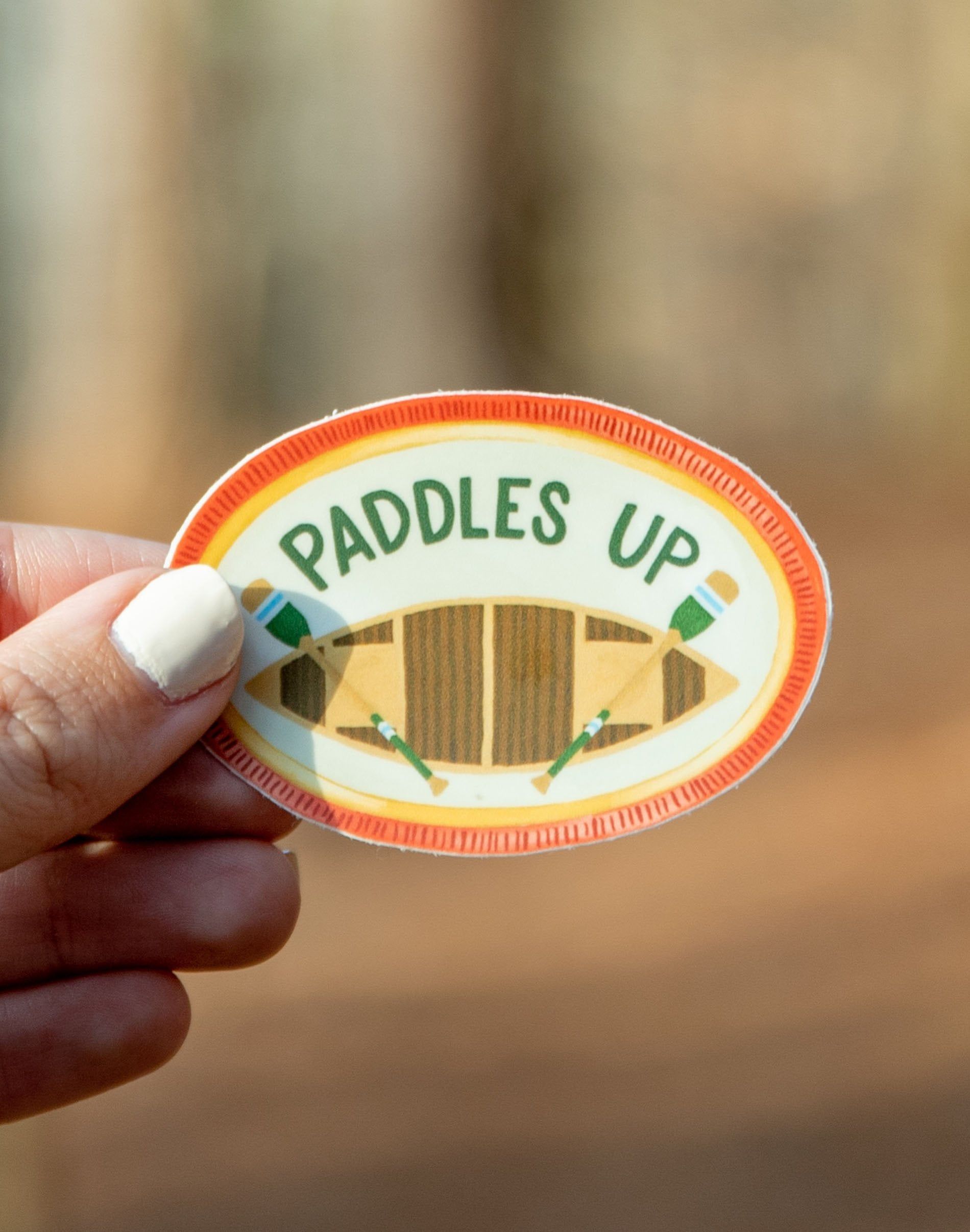 Paddles Up Decal Sticker - 1canoe2