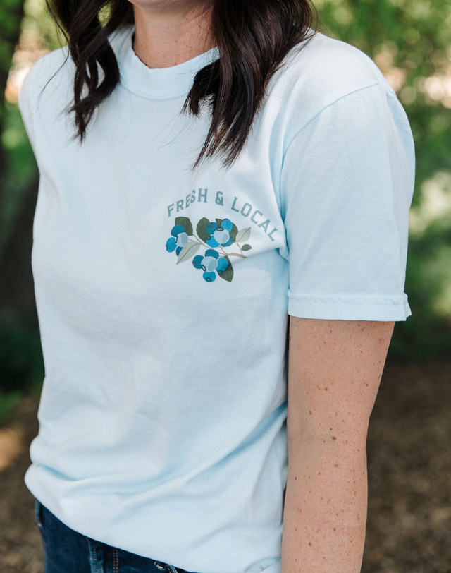 Blueberry Faith Tee - Paper Farm Press
