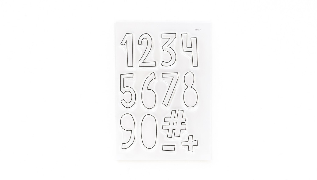 Ali Edwards Design Inc. | Numbers Are Awesome #10 4×6 Stamp Set
