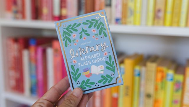 Literary Favorites Educational Alphabet Flash Cards - Pippi Post