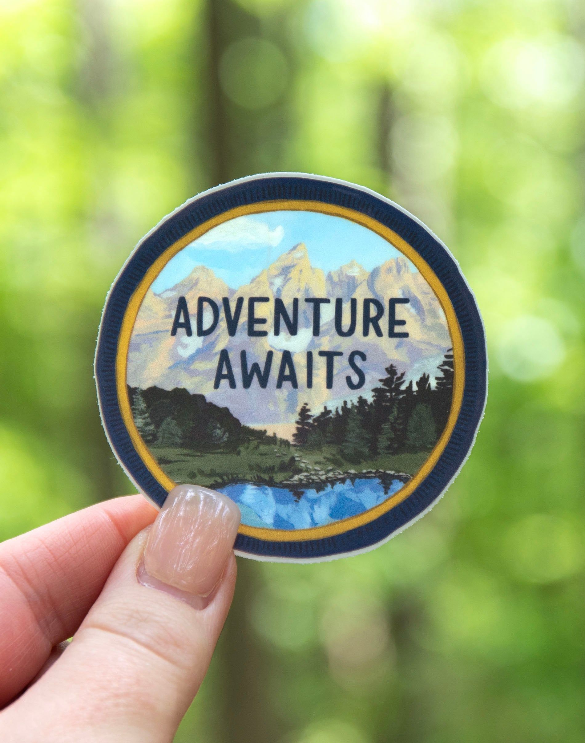 Adventure Awaits Decal Sticker - 1canoe2