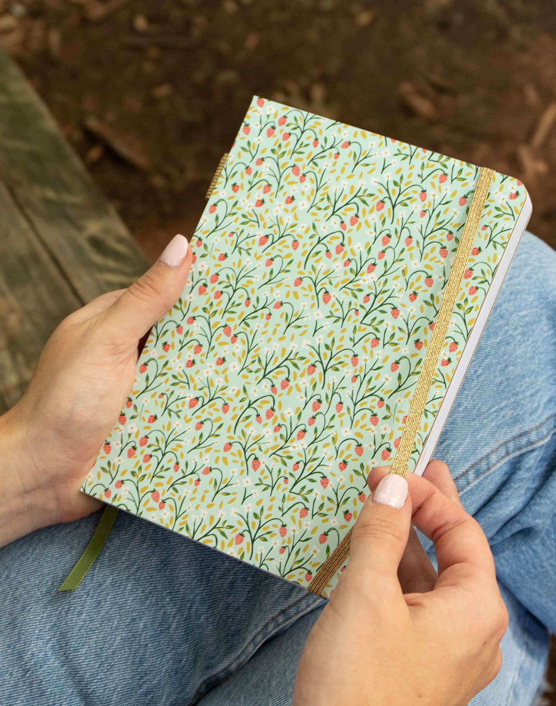 Strawberry Meadow Lay Flat Journal - 1canoe2